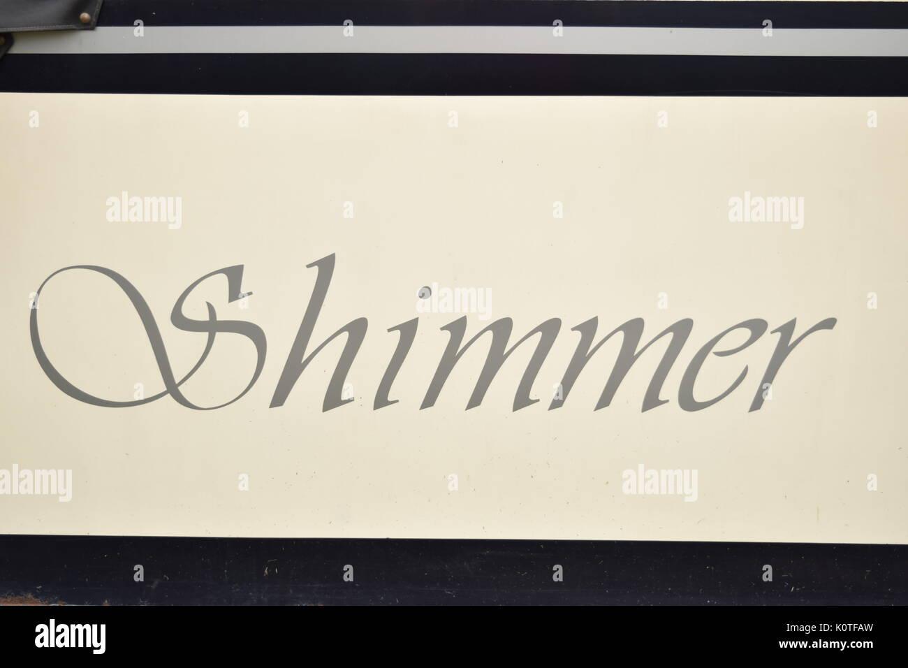 Shimmer sign Banque de photographies et d’images à haute résolution - Alamy