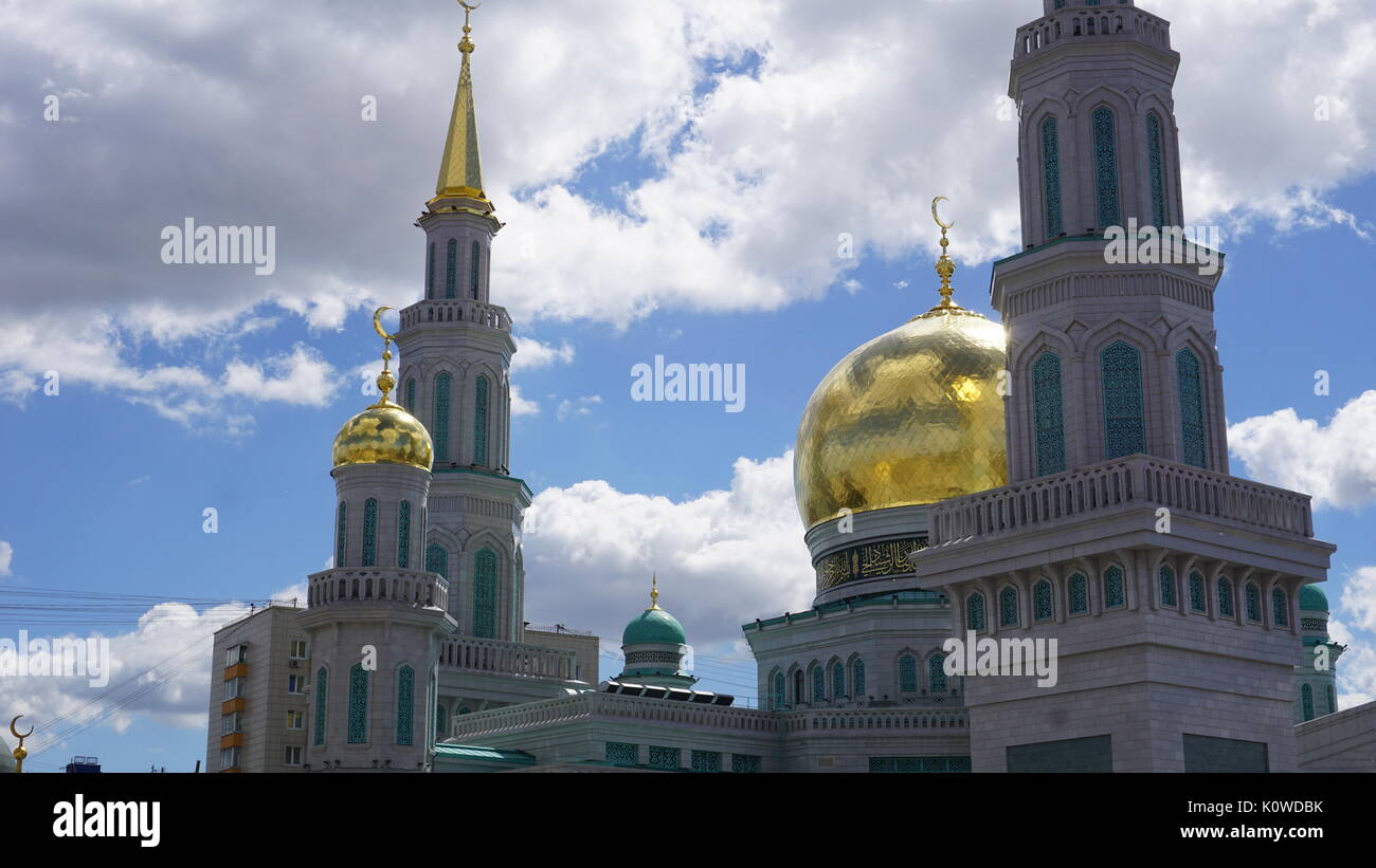 Moscow mosque Banque de photographies et d’images à haute résolution ...