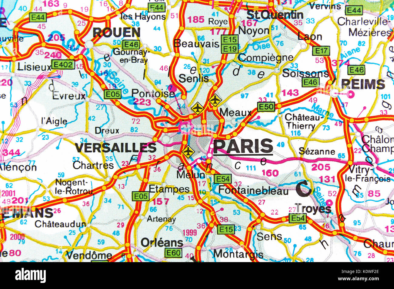 Map Of Paris And Versailles