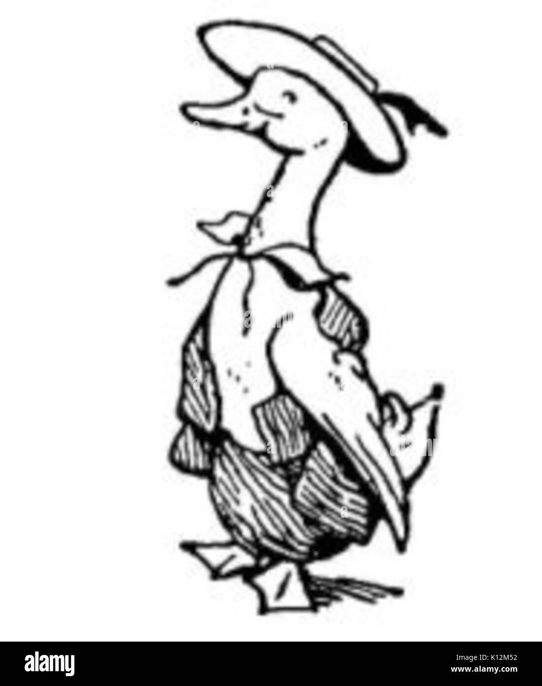 Beatrix potter illustration Banque d'images noir et blanc - Alamy