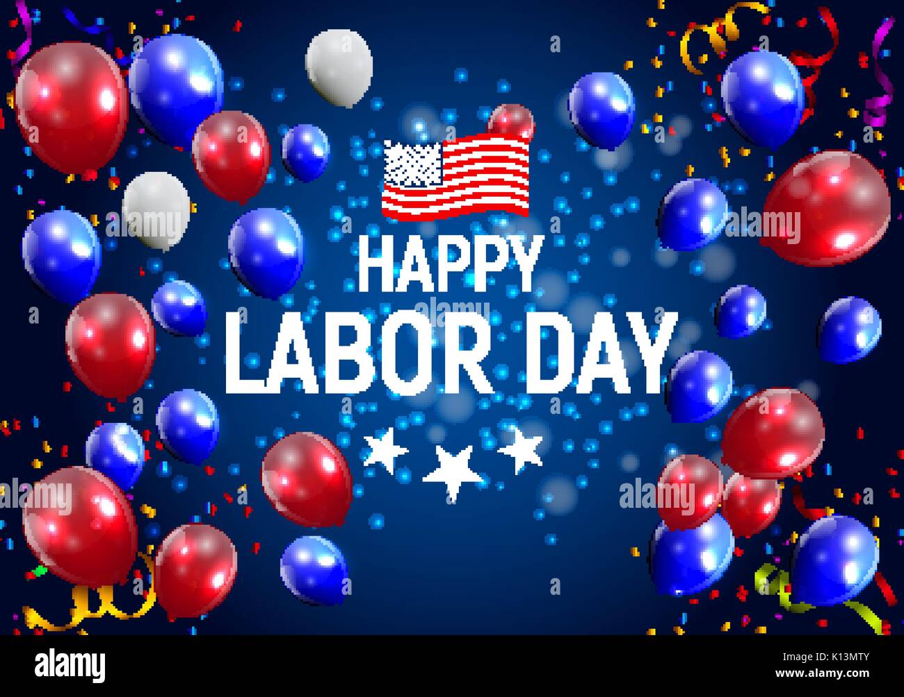 L'affiche de la Fête du travail en France. Vector Illustration Image ...