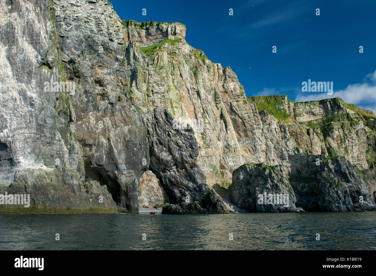 La Norvège, mer de Barents, Svalbard. Bear Island Nature Reserve aka ...