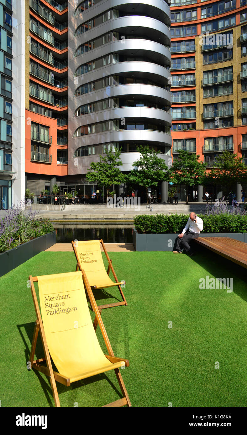 Paddington basin e merchant square Banque de photographies et d’images ...