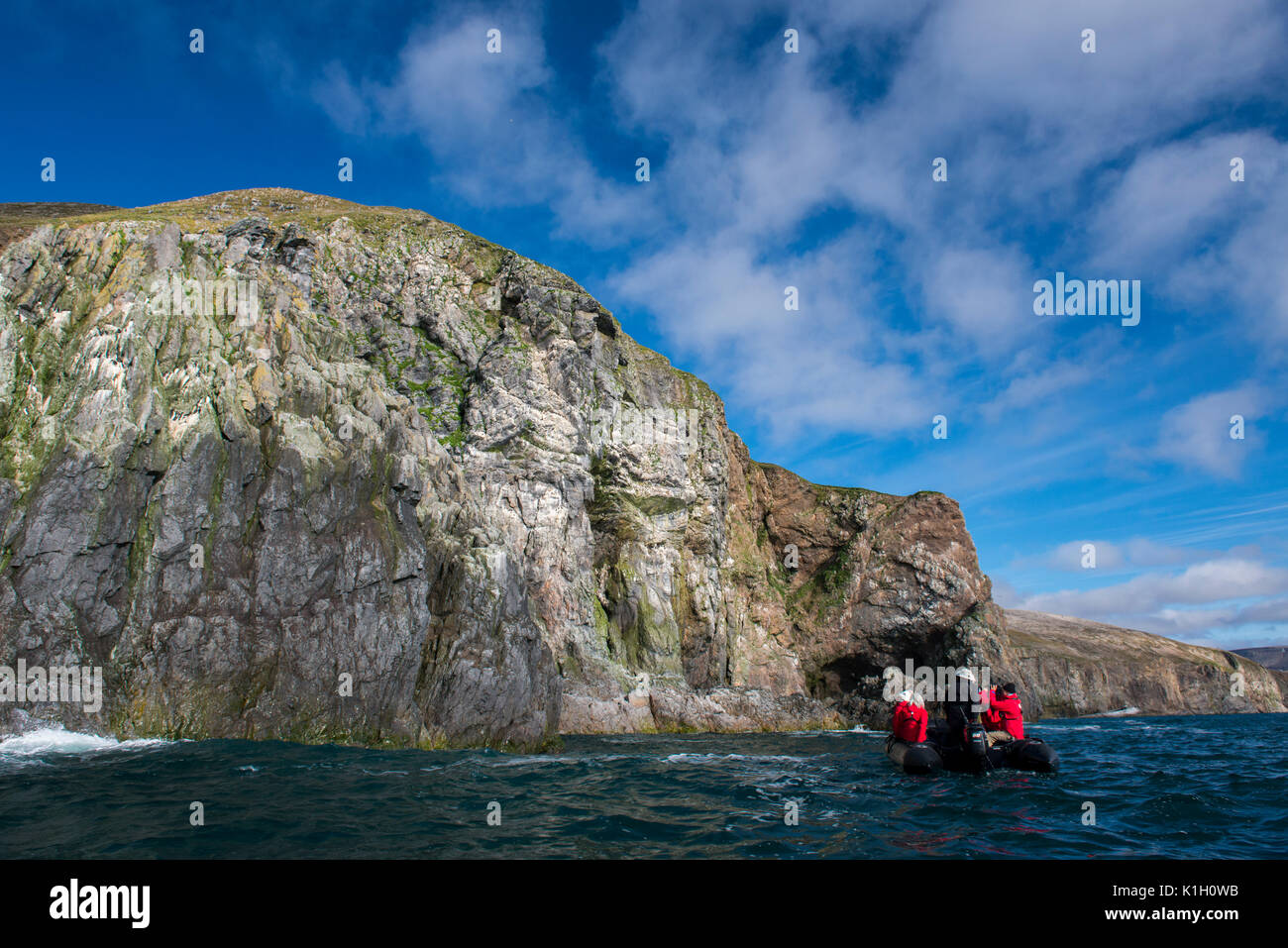 La Norvège, mer de Barents, Svalbard. Bear Island Nature Reserve aka ...