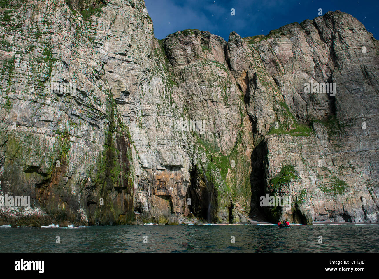 La Norvège, mer de Barents, Svalbard. Bear Island Nature Reserve aka ...