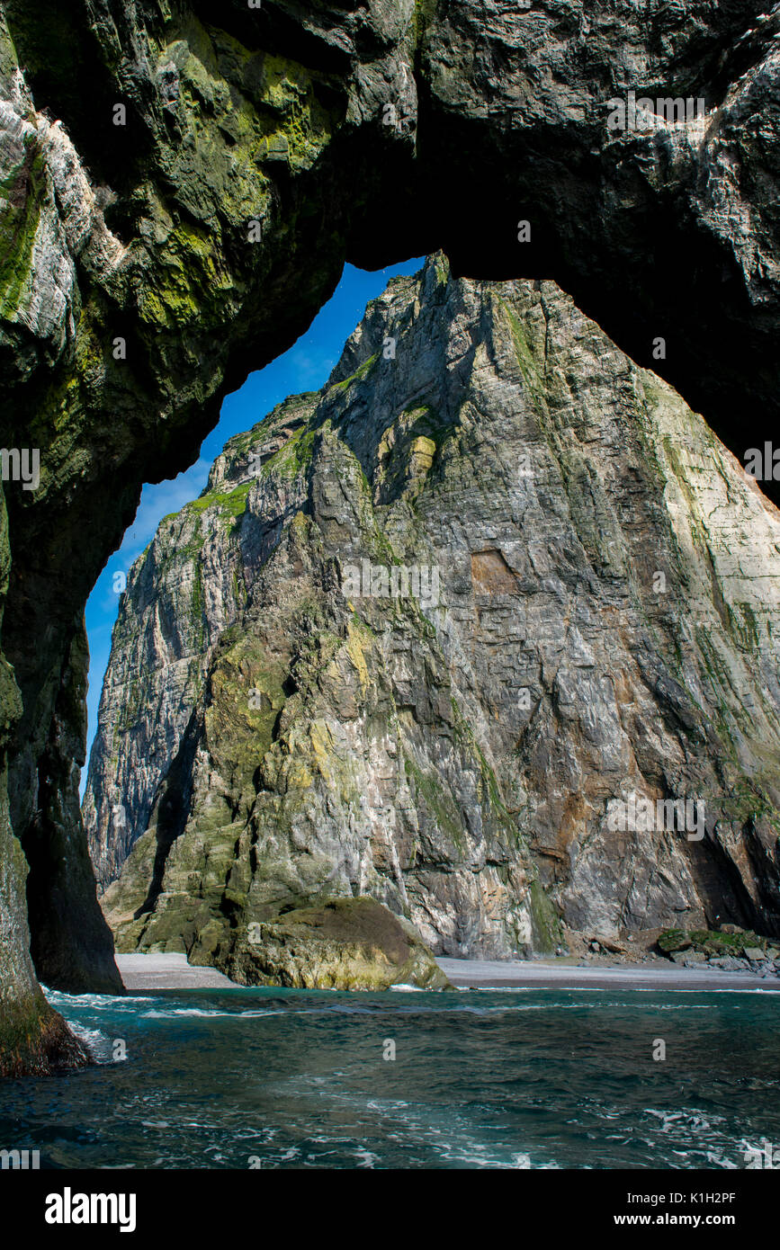 La Norvège, mer de Barents, Svalbard. Bear Island Nature Reserve aka ...