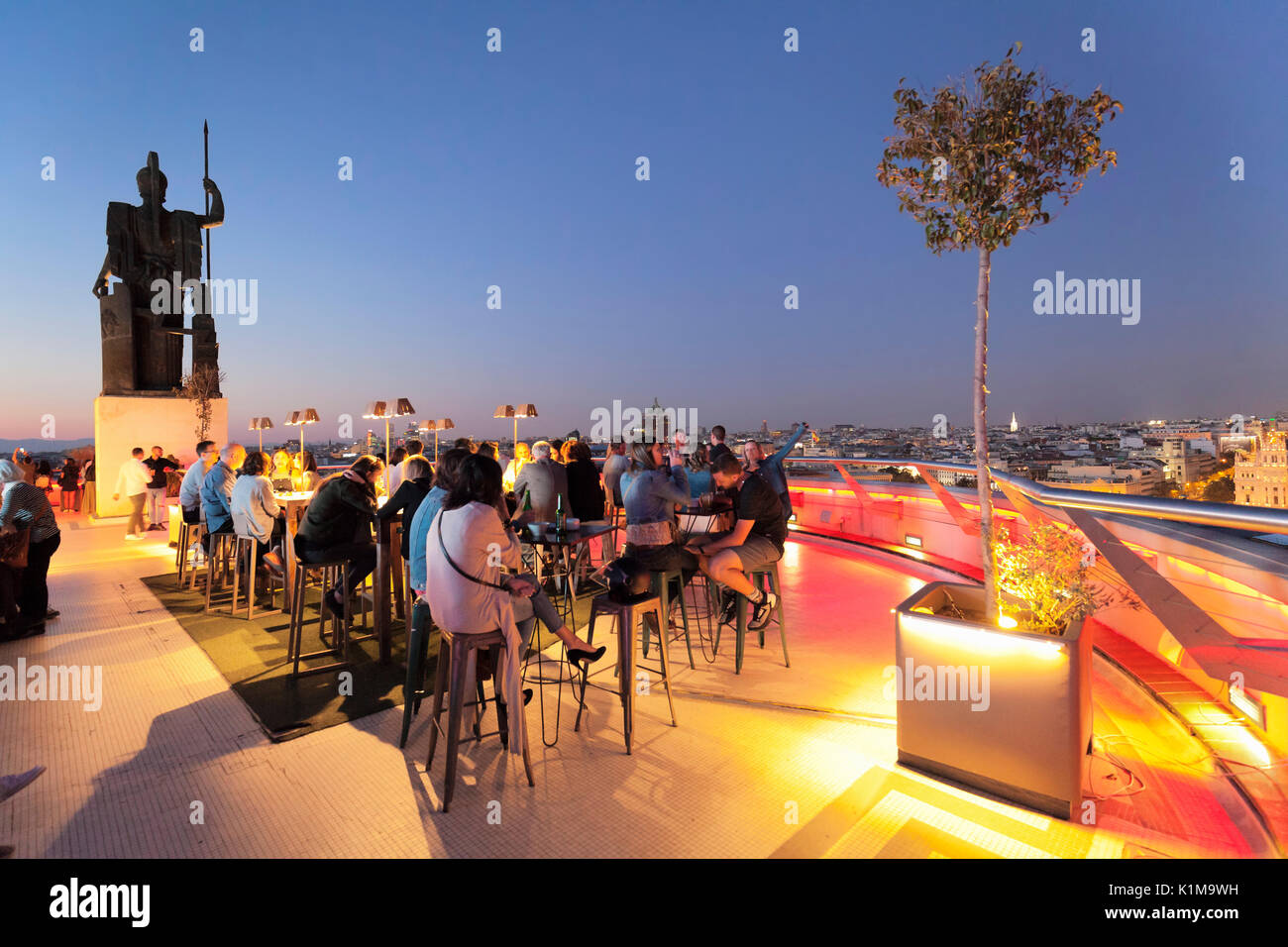 La azotea bar madrid Banque de photographies et d’images à haute ...