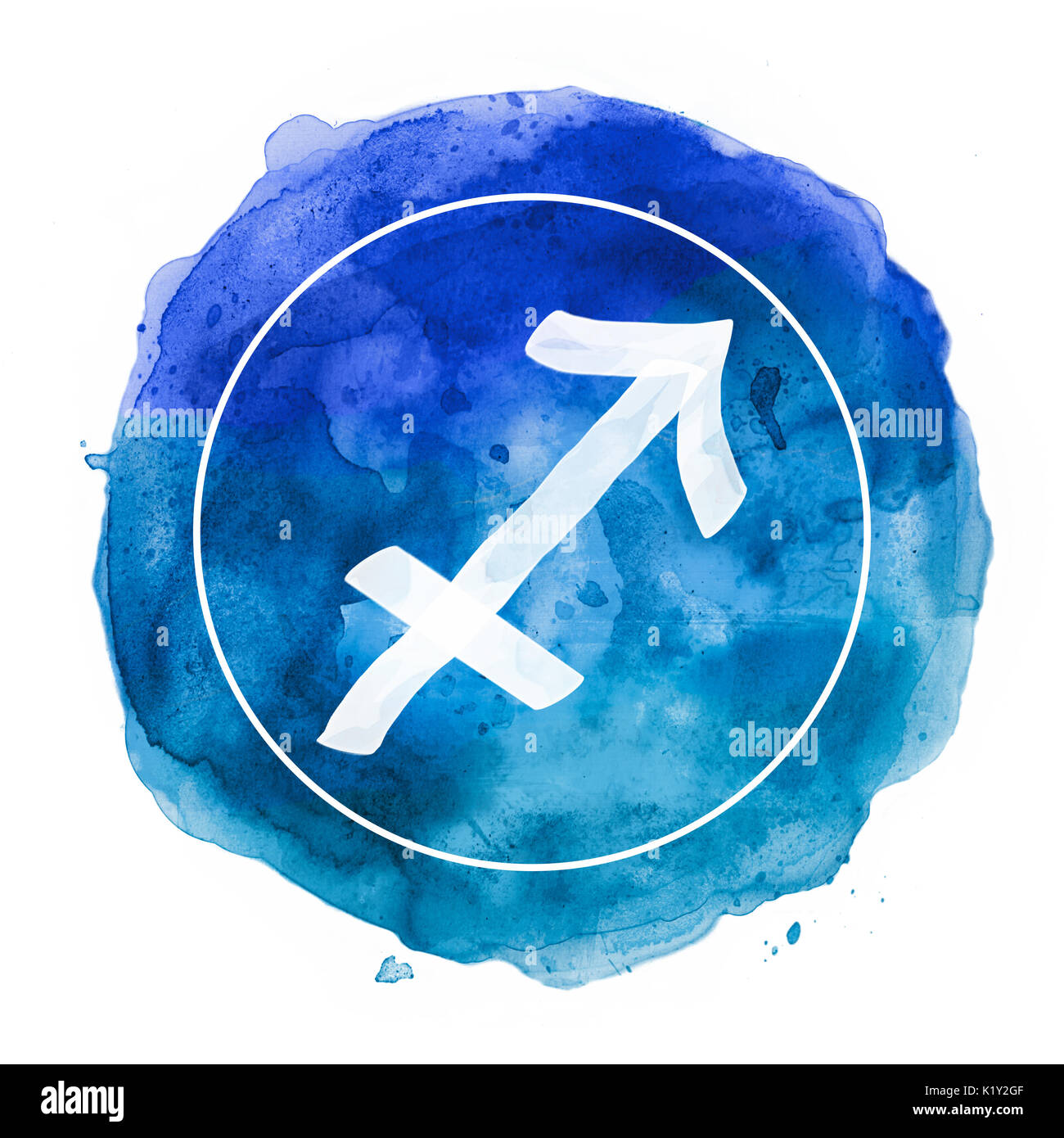 Signe astrologique du zodiaque sagittaire Banque de photographies et d ...