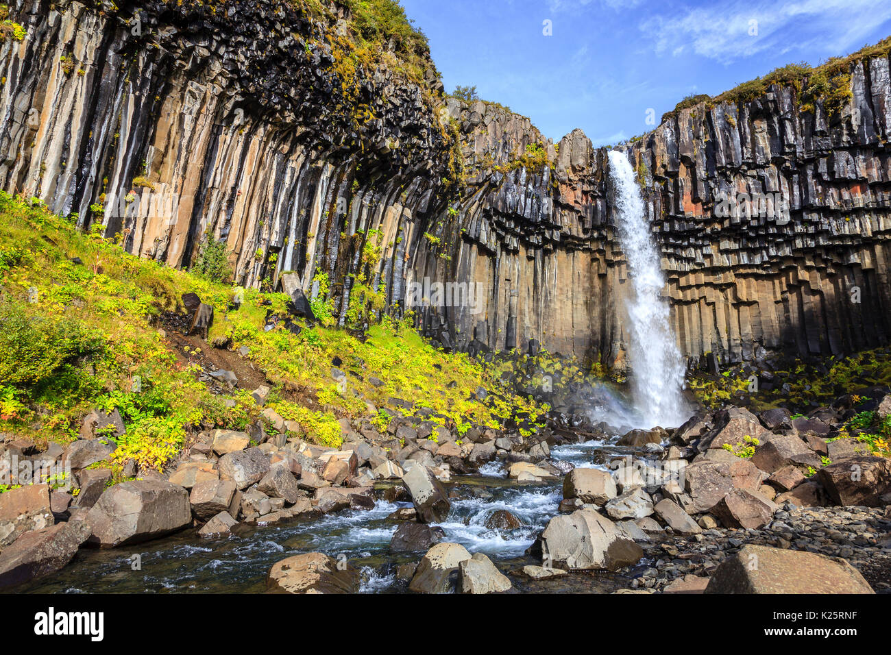 Colonnes de basalte islande Banque de photographies et d’images à haute ...