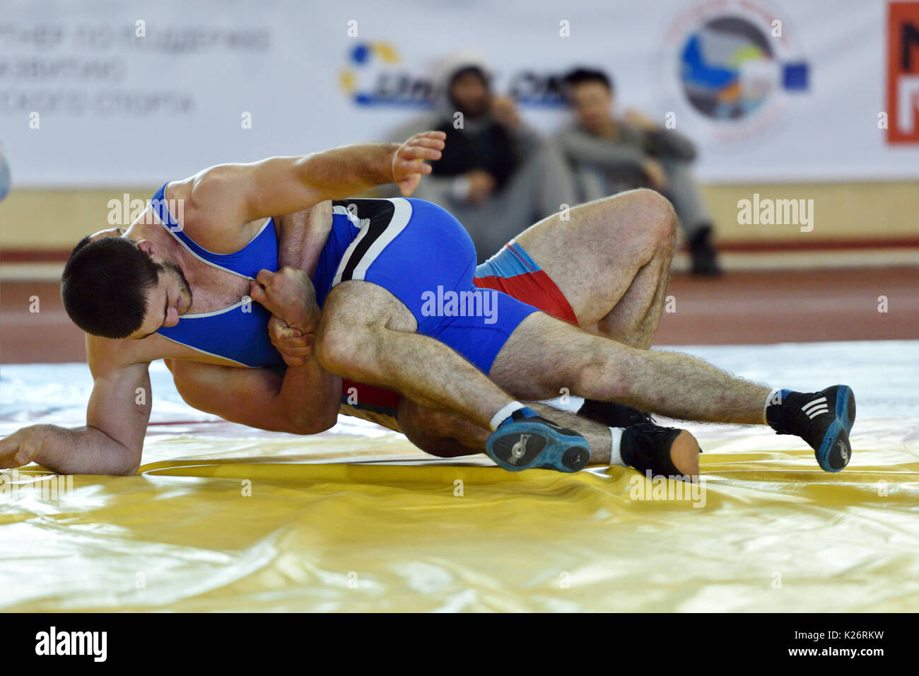 Lutteurs de style libre Banque de photographies et d’images à haute ...