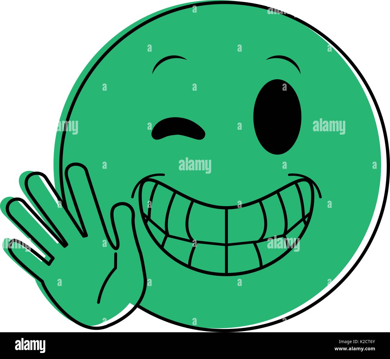 Bye emoticon Banque de photographies et d’images à haute résolution - Alamy