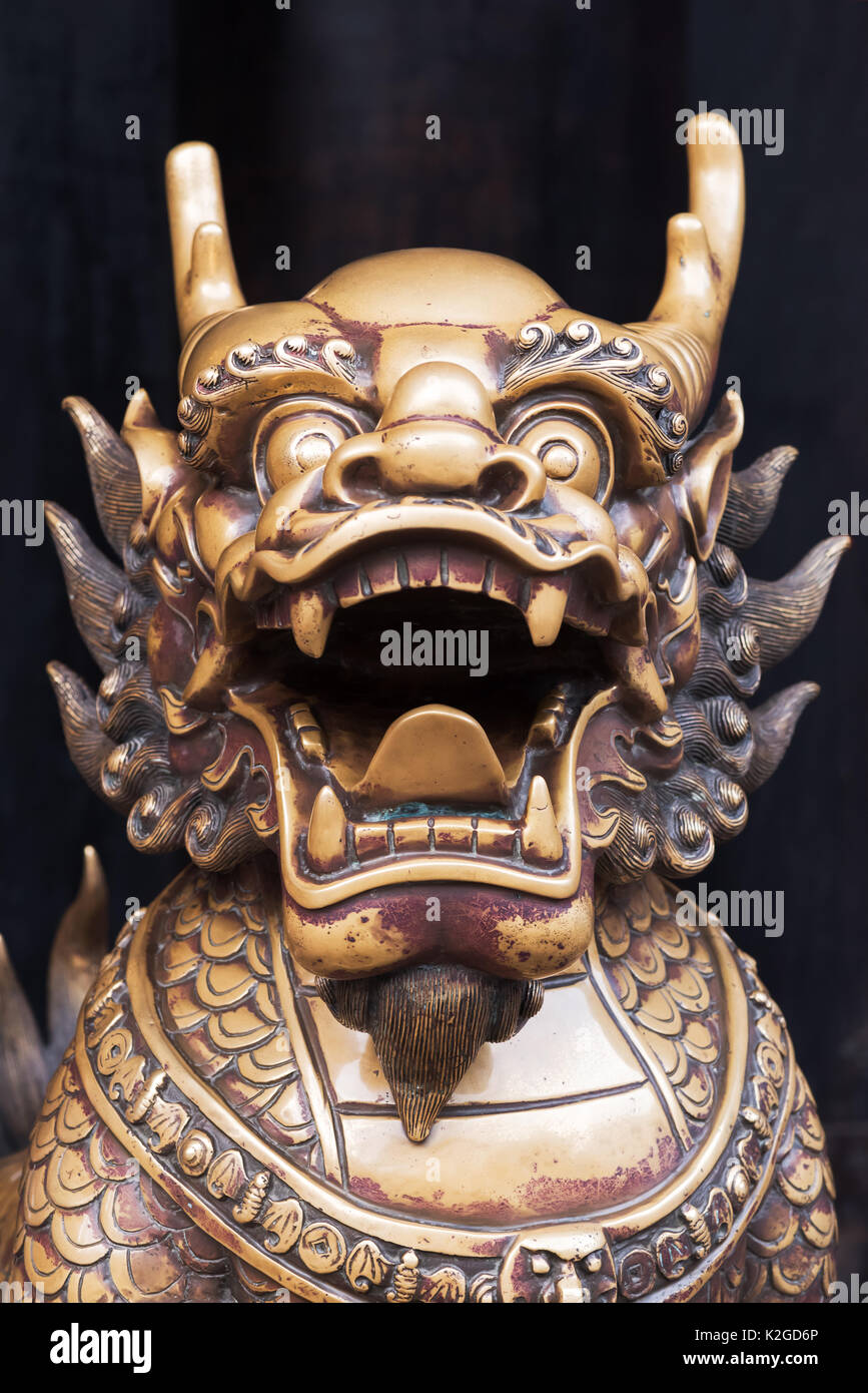 Chinese dragon statue Banque de photographies et d’images à haute ...