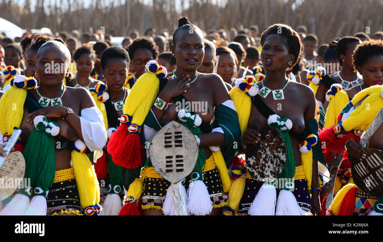Umhlanga reed dance Banque de photographies et d’images à haute ...