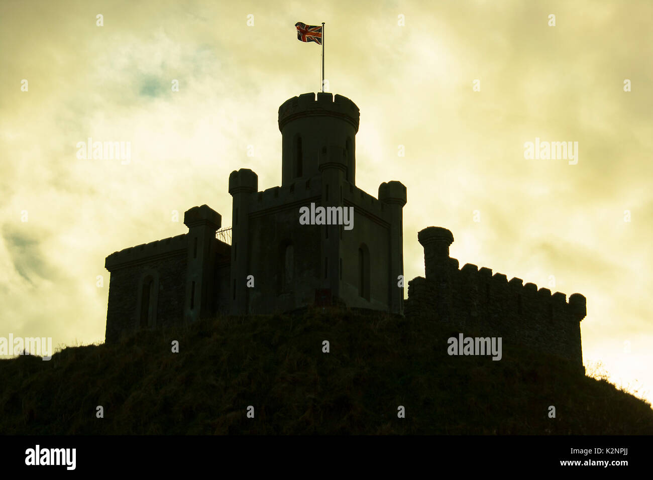 Les Douves des remparts et remparts de Donaghadee County Down en ...