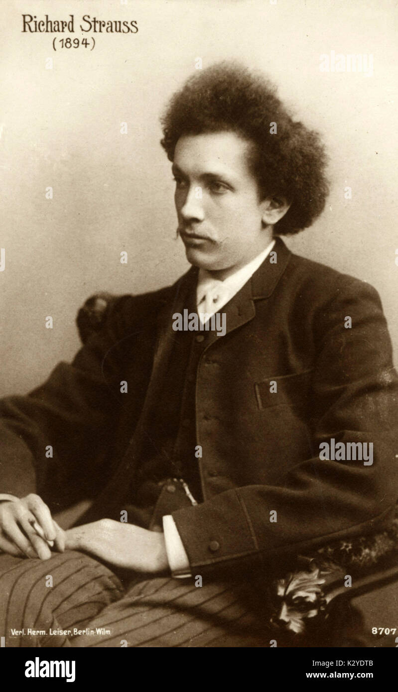 Portrait De Richard Strauss Banque d'image et photos - Alamy