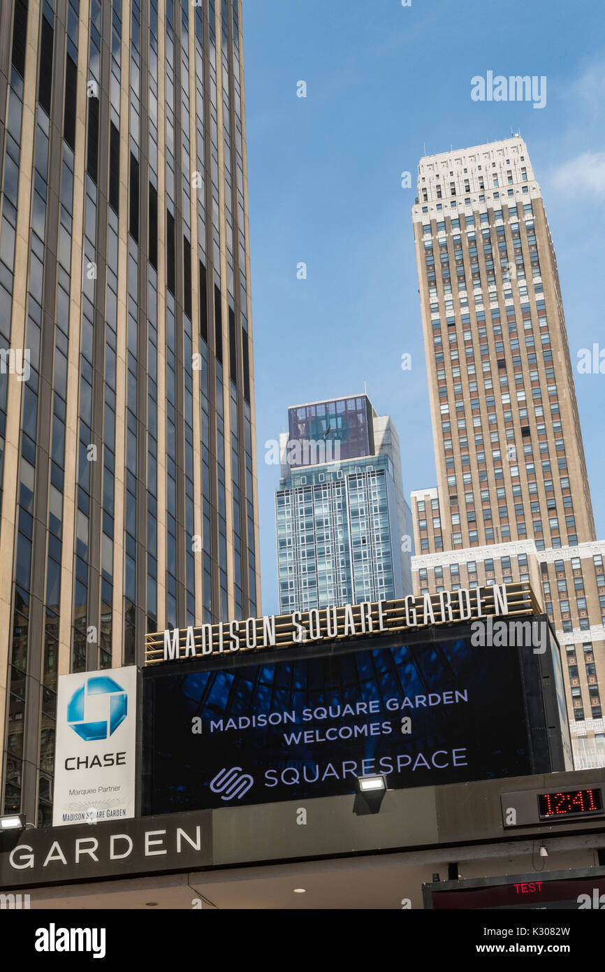 Madison square garden arena Banque de photographies et d’images à haute ...