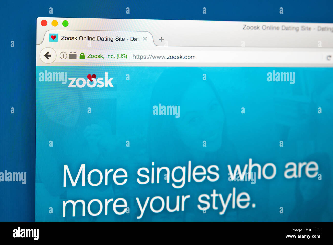 Zoosk logo Banque de photographies et d’images à haute résolution - Alamy