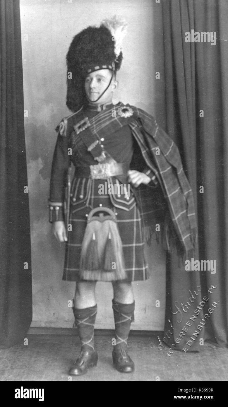Soldat en kilt Banque de photographies et d’images à haute résolution ...
