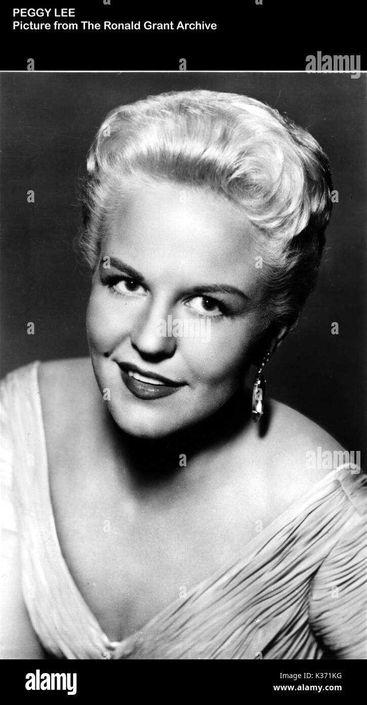 Peggy lee Banque de photographies et d’images à haute résolution - Alamy