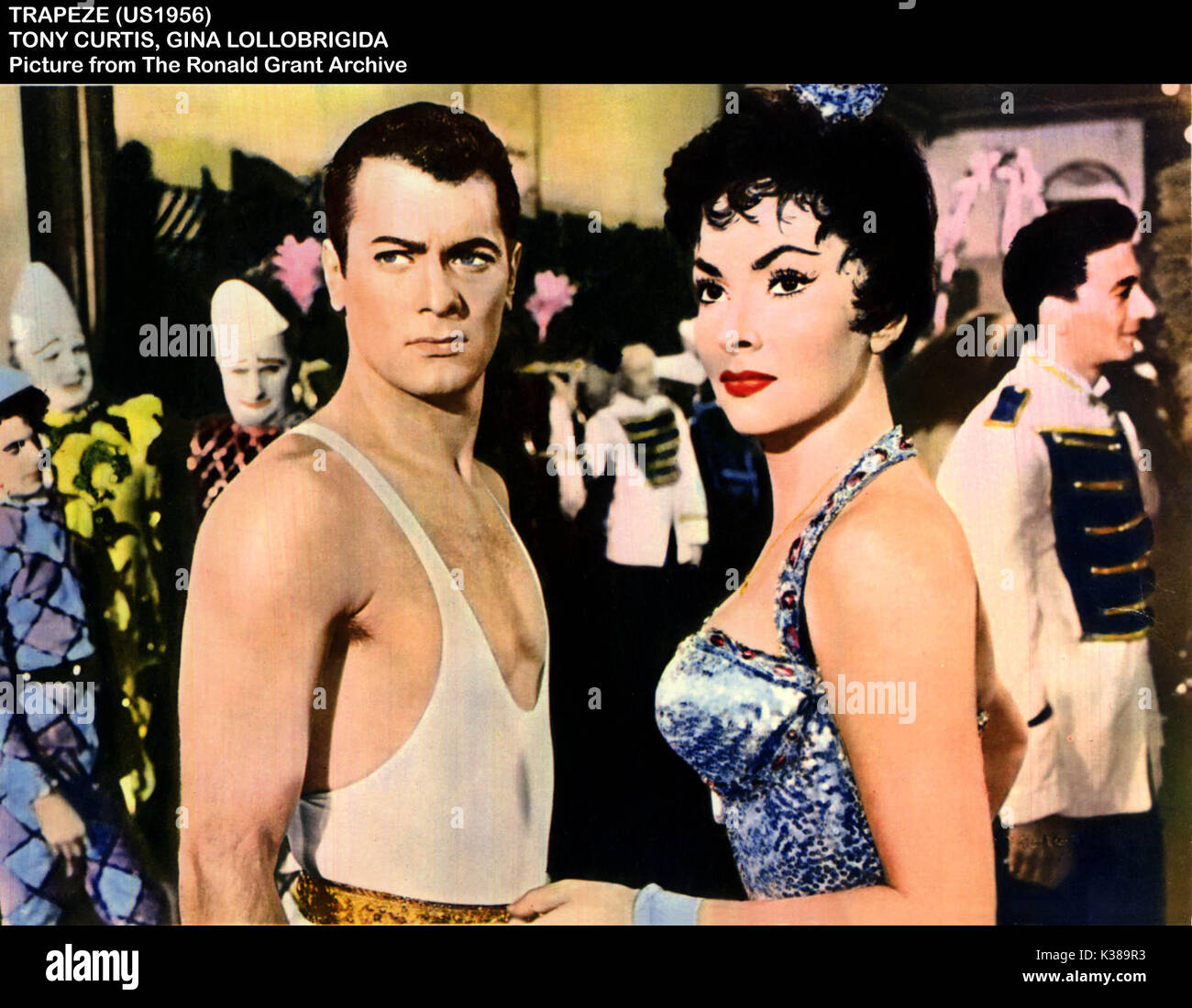 Tony curtis gina lollobrigida trapeze Banque de photographies et d ...