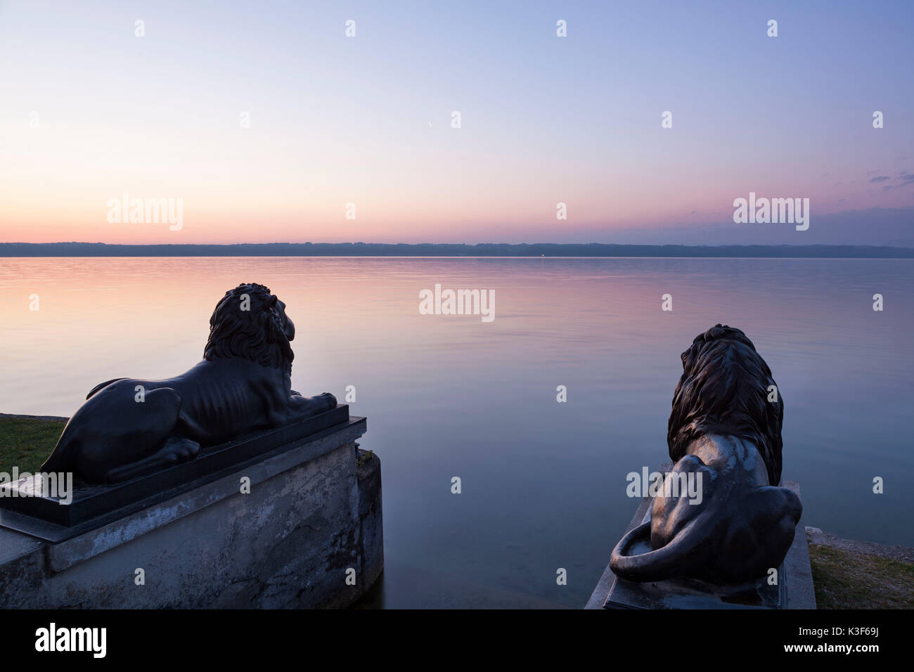 Lions tutzinger au lac starnberg starnberger voir Banque de photographies et d’images à haute ...