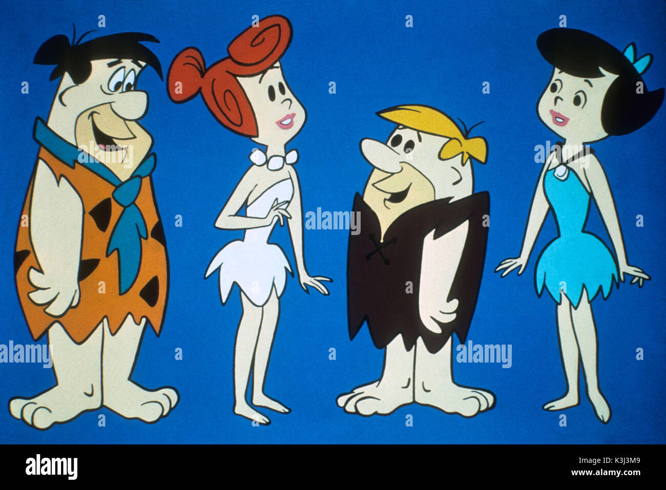 Les Pierrafeu Fred Flintstone Wilma Flintstone Betty BARNEY DECOMBRES Photo Stock Alamy