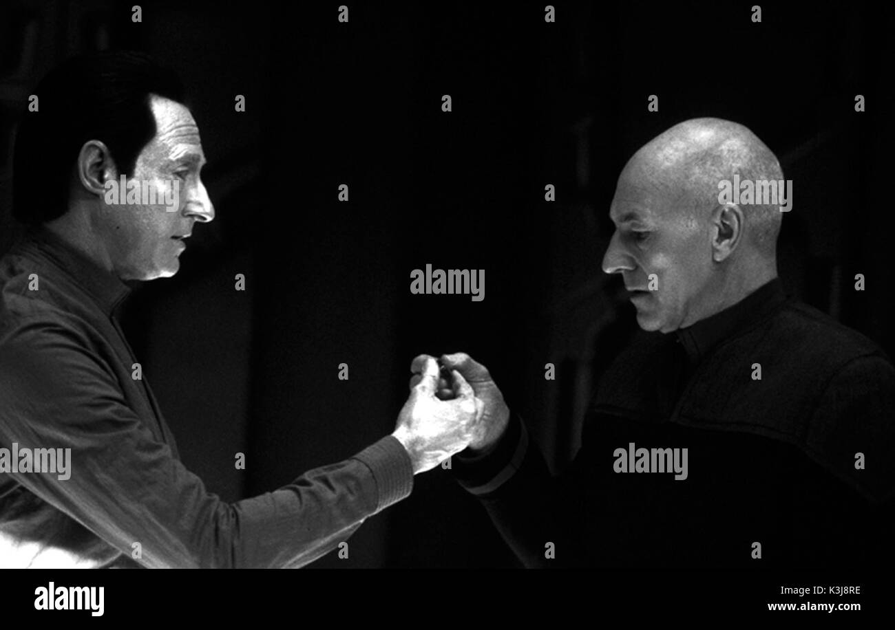 Nemesis star trek Banque d'images noir et blanc - Alamy