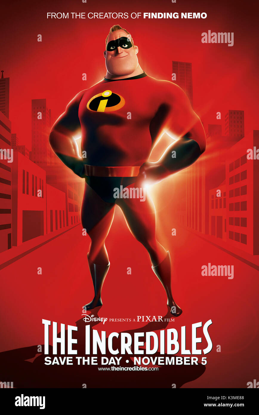 The incredibles poster 2004 Banque de photographies et d’images à haute ...