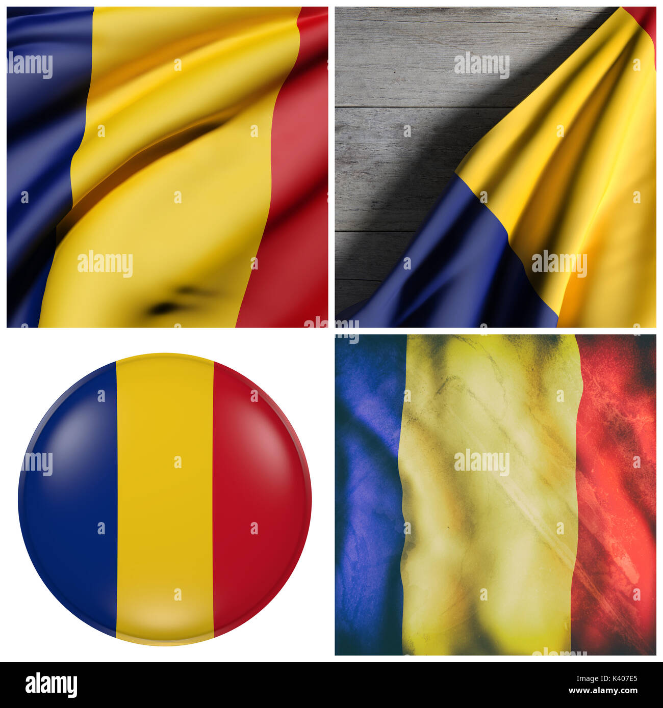 Drapeau 3d roumain Banque de photographies et d’images à haute ...