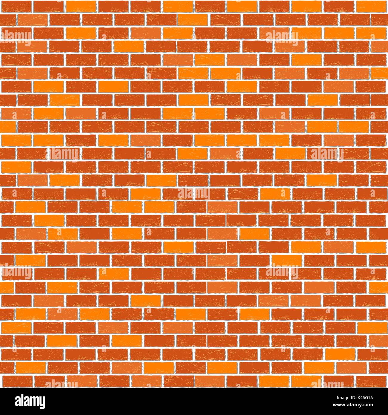 Construction ancienne en brique rouge Banque d'images vectorielles - Alamy