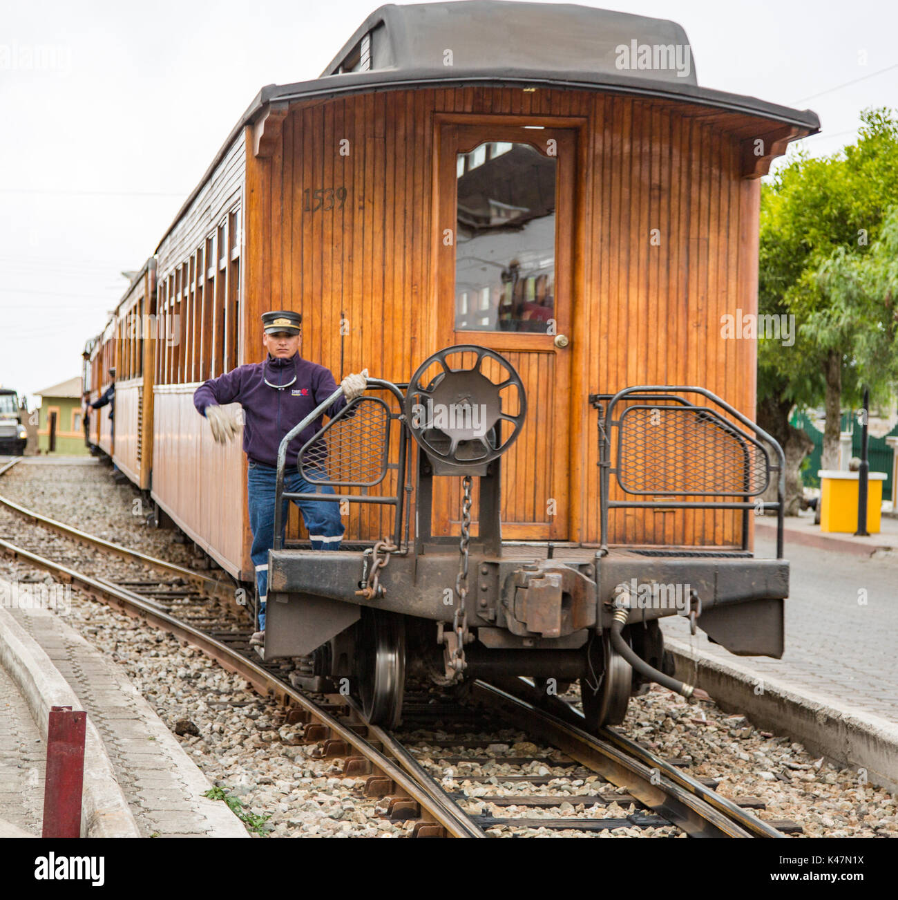 Riobamba train station riobamba ecuador Banque de photographies et d ...