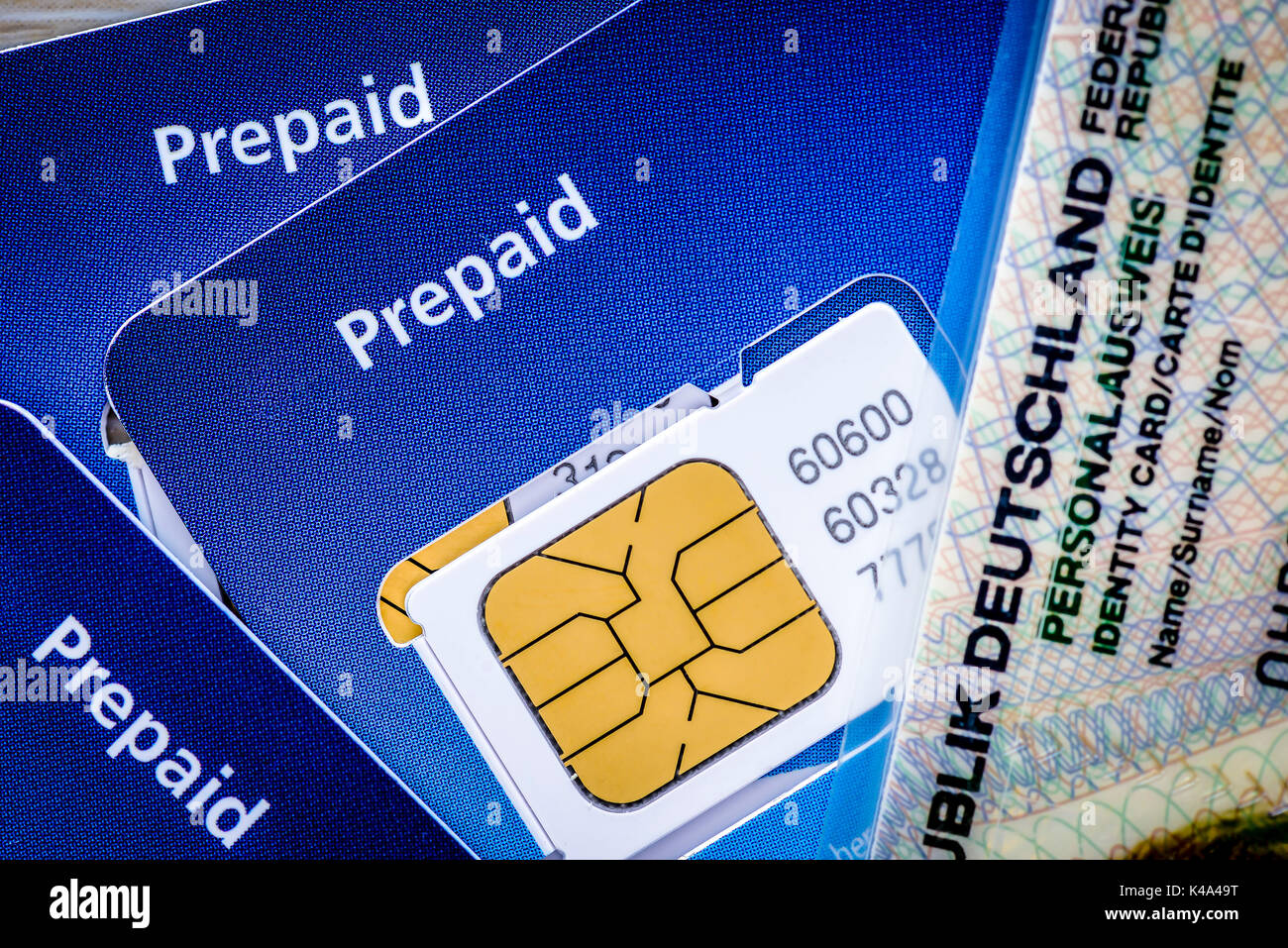 German identity card Banque de photographies et d’images à haute ...