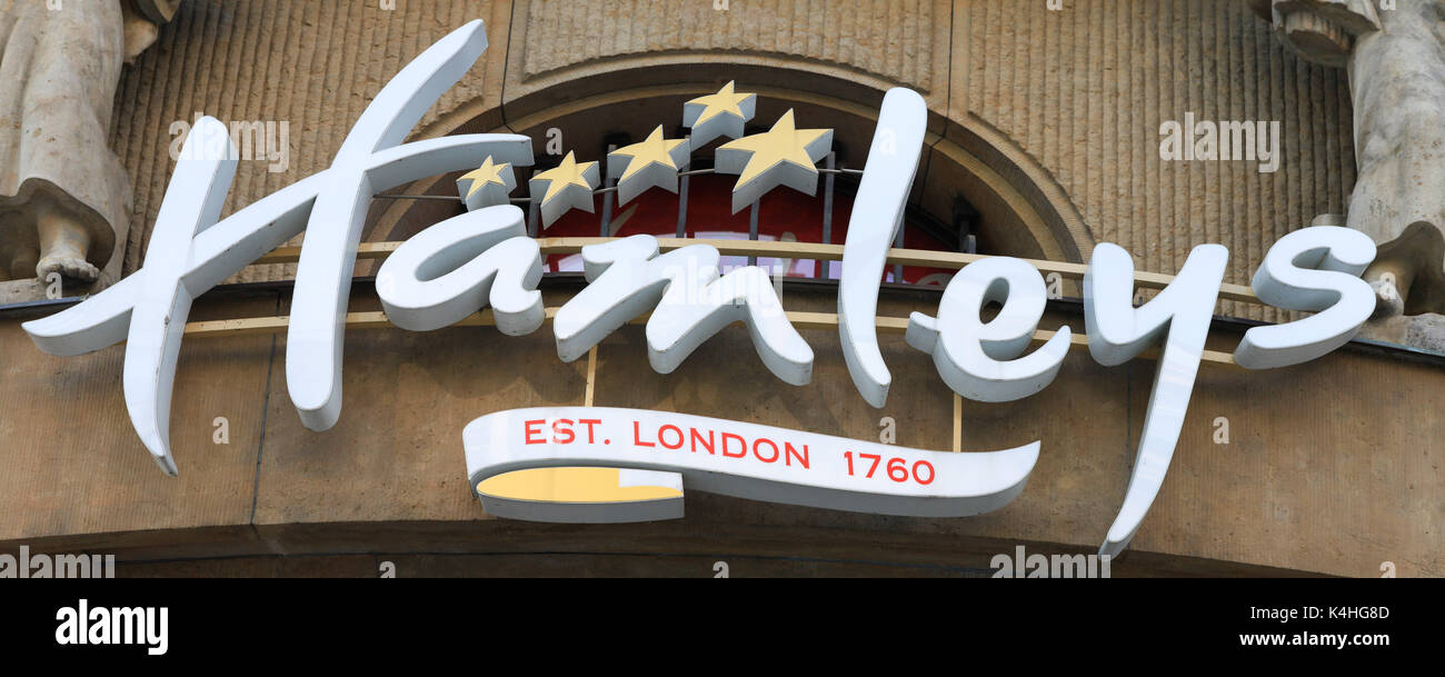 Logo Hamleys et devanture. Hamleys est le plus ancien et le plus grand ...