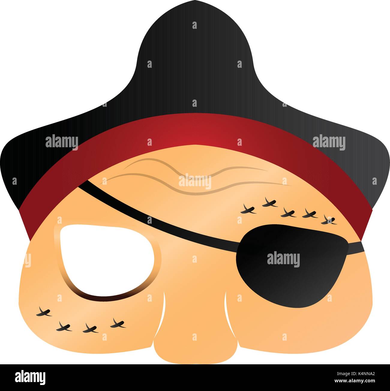Pirate mask Banque d'images vectorielles - Alamy
