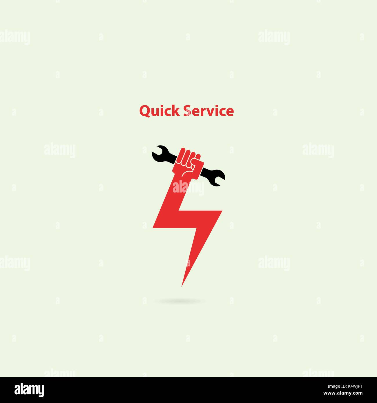 Quick fix logo concept design Banque de photographies et d’images à ...