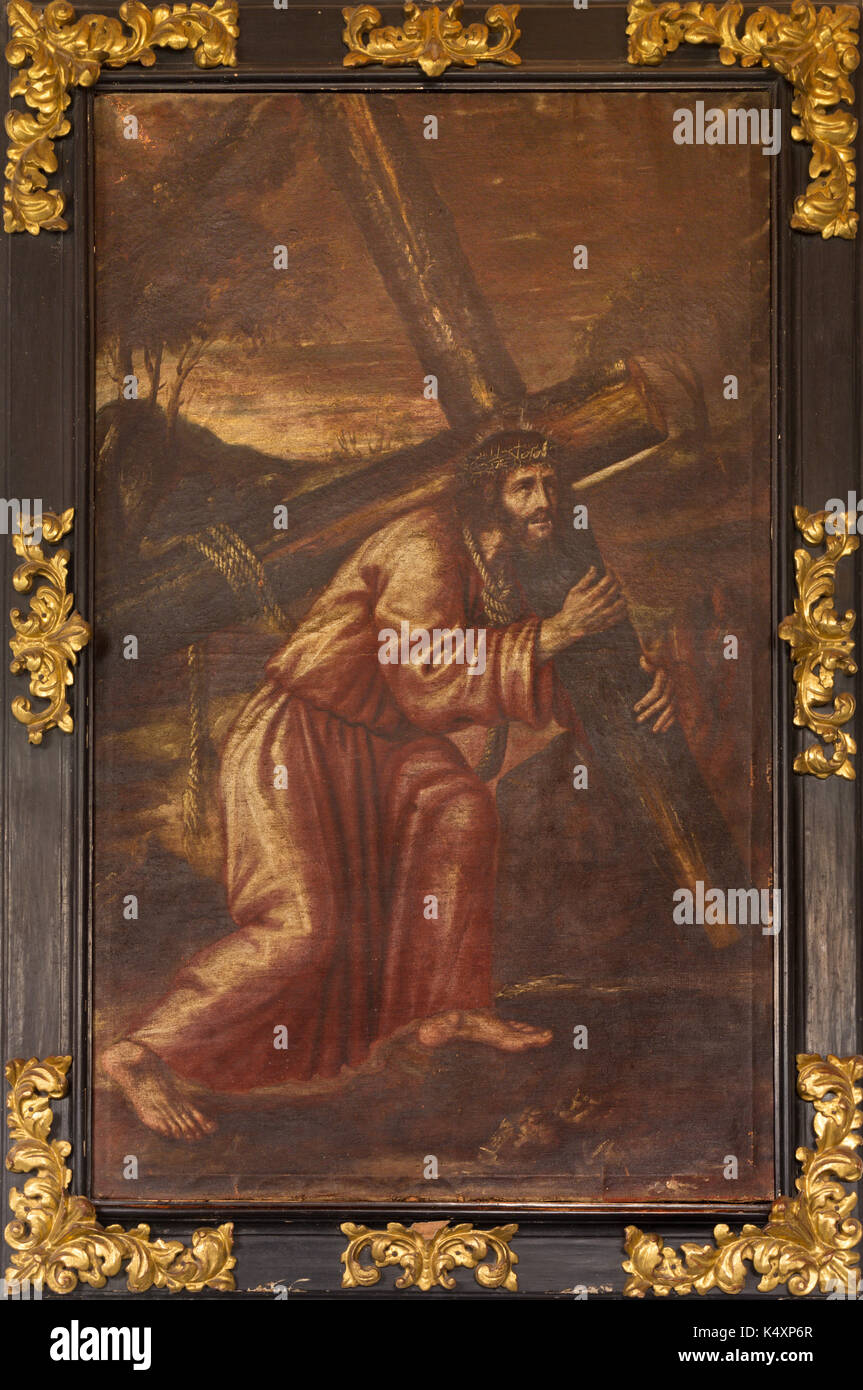 Segovia, Espagne, avril - 14, 2016 : la peinture de jésus christ sous ...