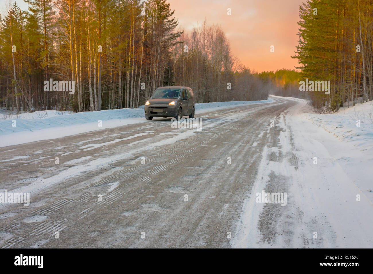 Le danger du froid en russie Banque de photographies et d’images à ...