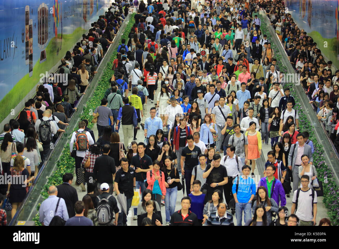 Heure de pointe de hong kong Banque de photographies et d’images à ...