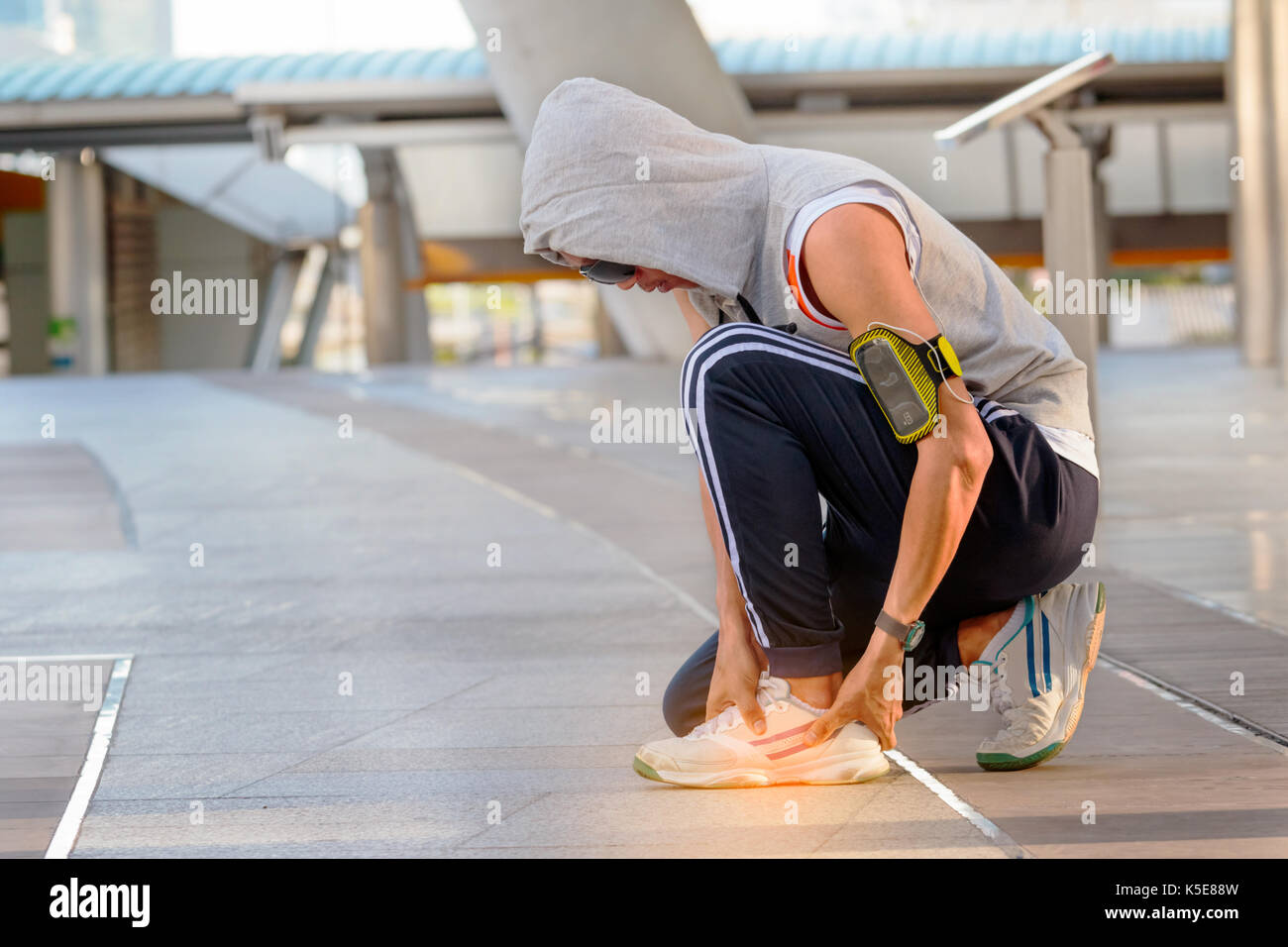 Entorse de la cheville Banque de photographies et d’images à haute ...