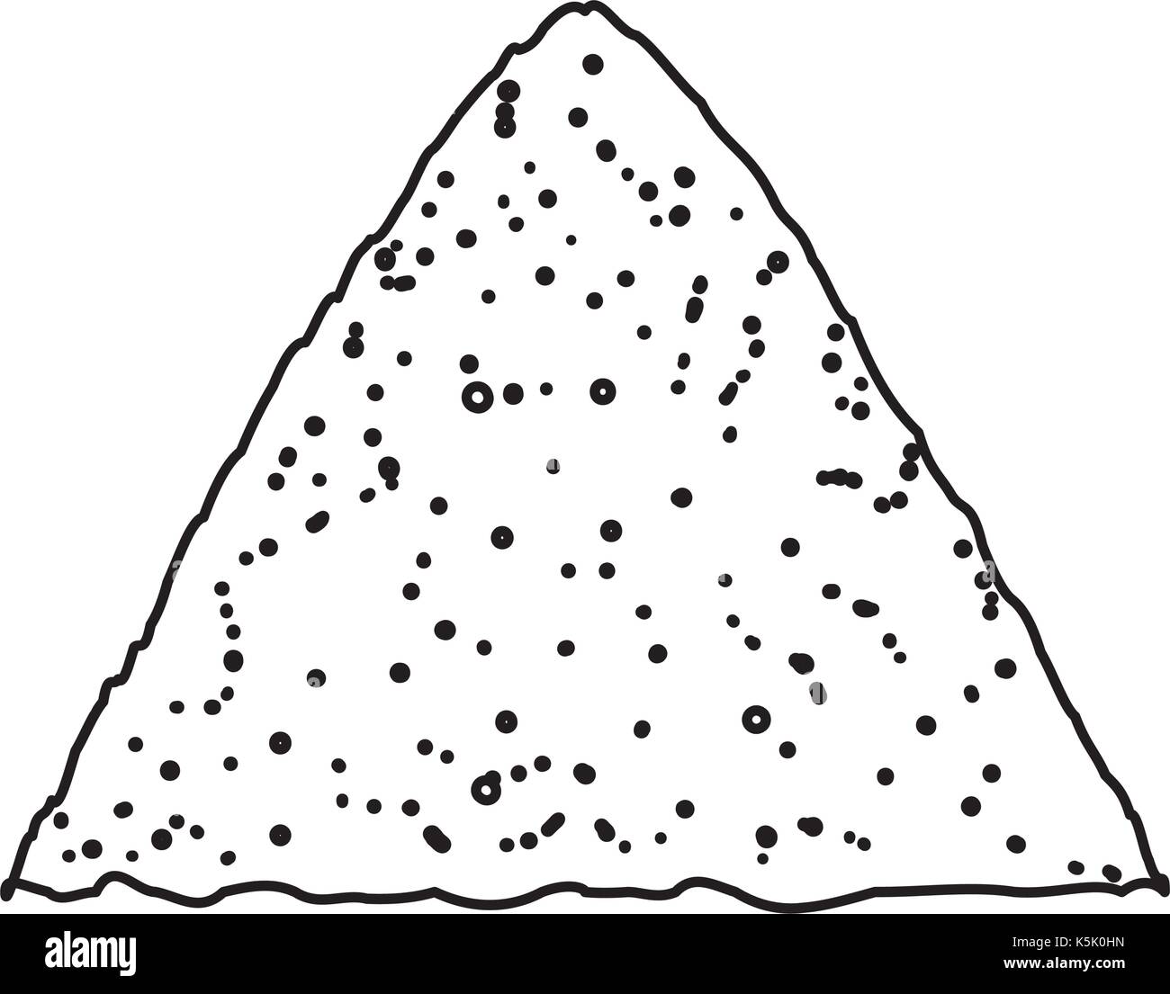L'icône de tas de sable Image Vectorielle Stock - Alamy