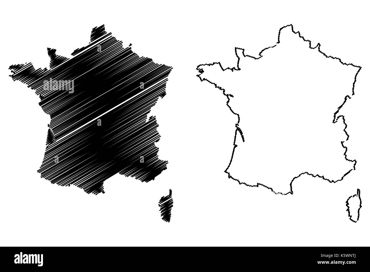 France map vector illustration, croquis gribouillis france plan Image ...