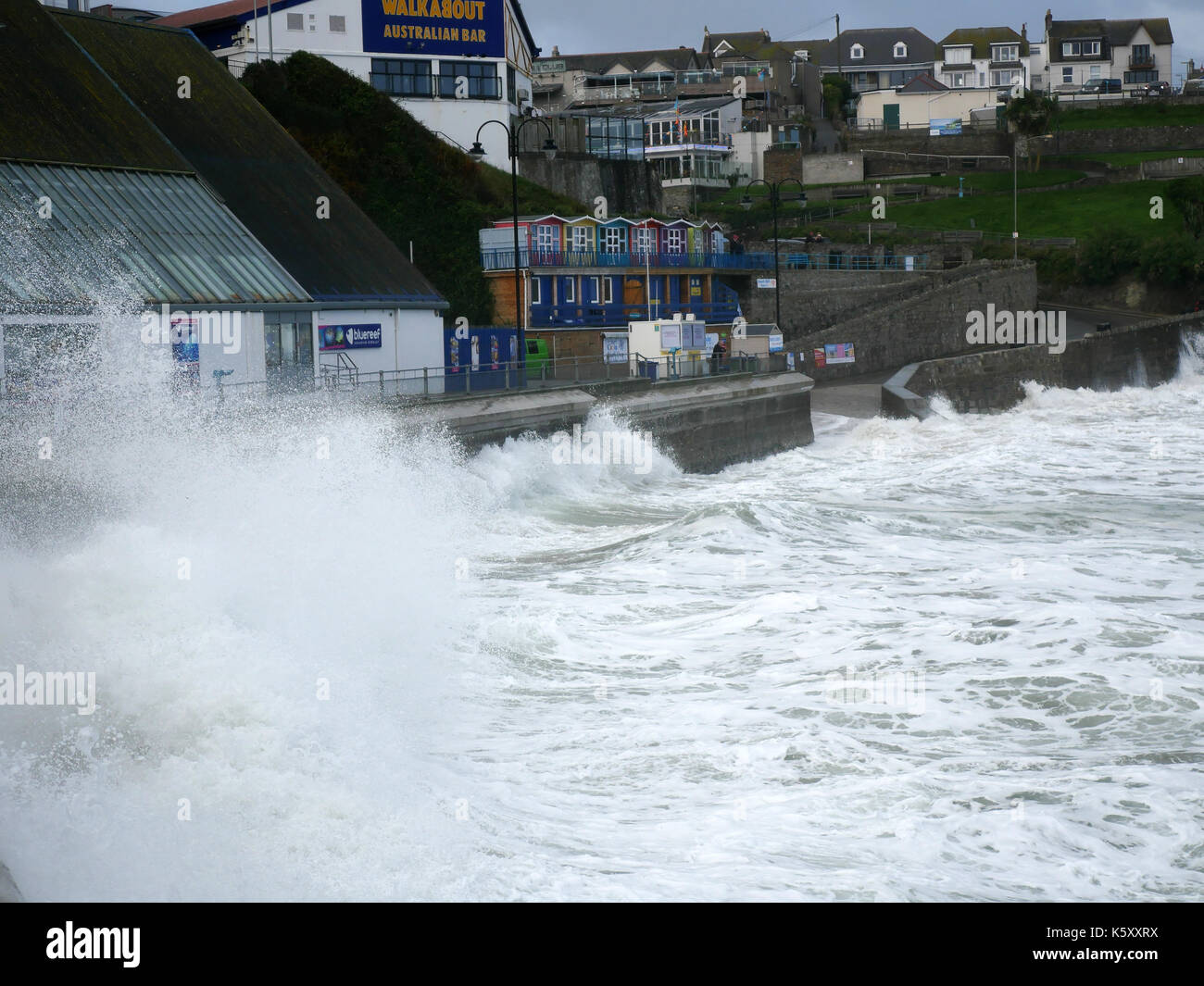 Newquay cornwall storm Banque de photographies et d’images à haute ...