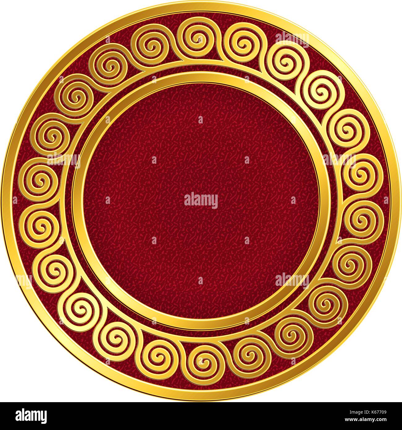 Cadre dore rond Banque de photographies et d’images à haute résolution ...