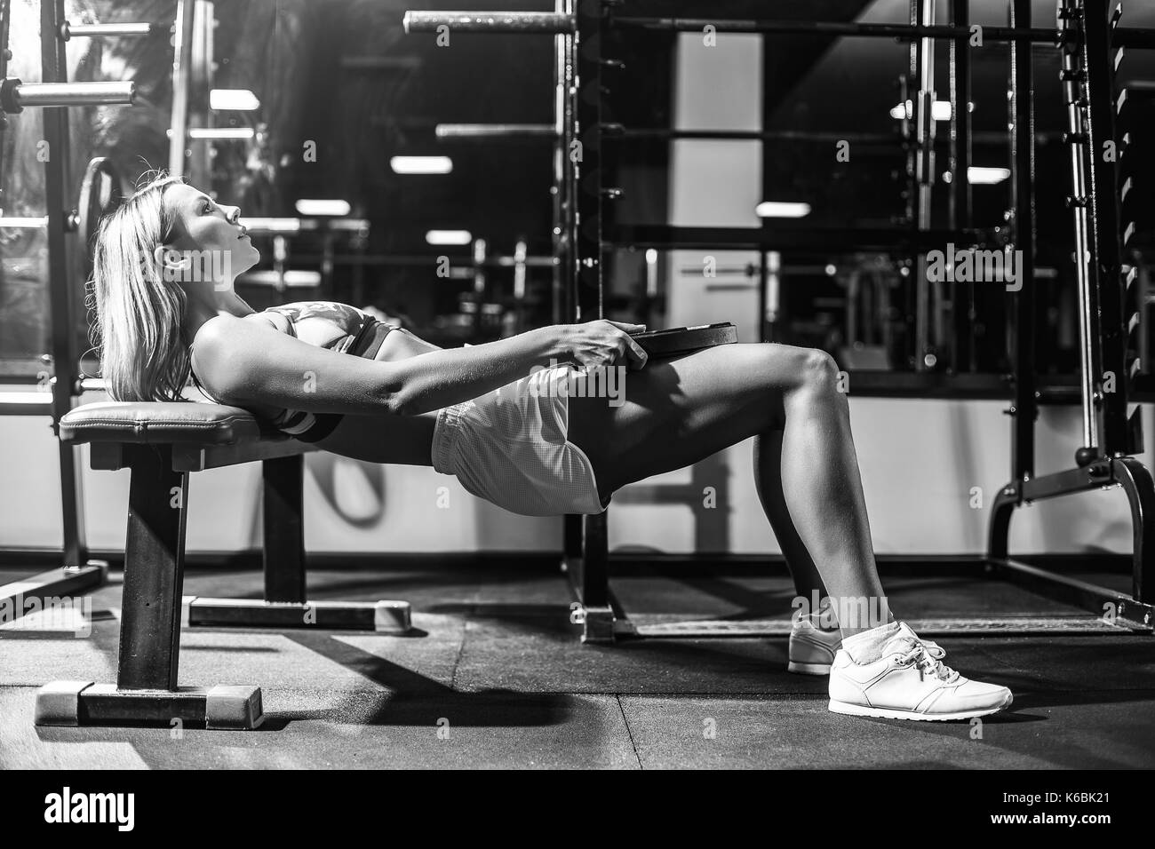 Sport et exercice Banque d'images noir et blanc - Alamy