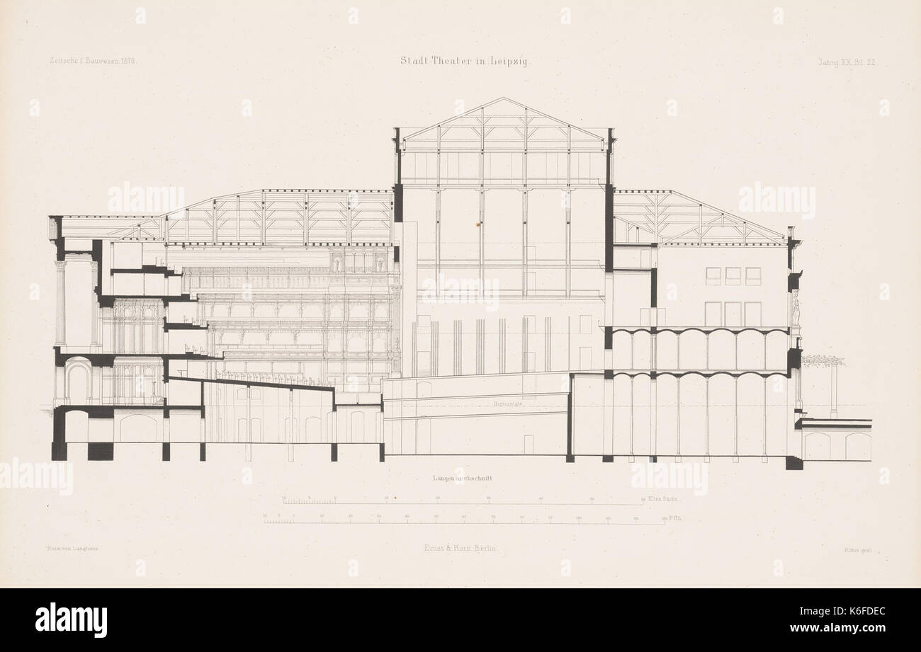 Langhans carl ferdinand 1782 1869 das stadttheater Banque de ...
