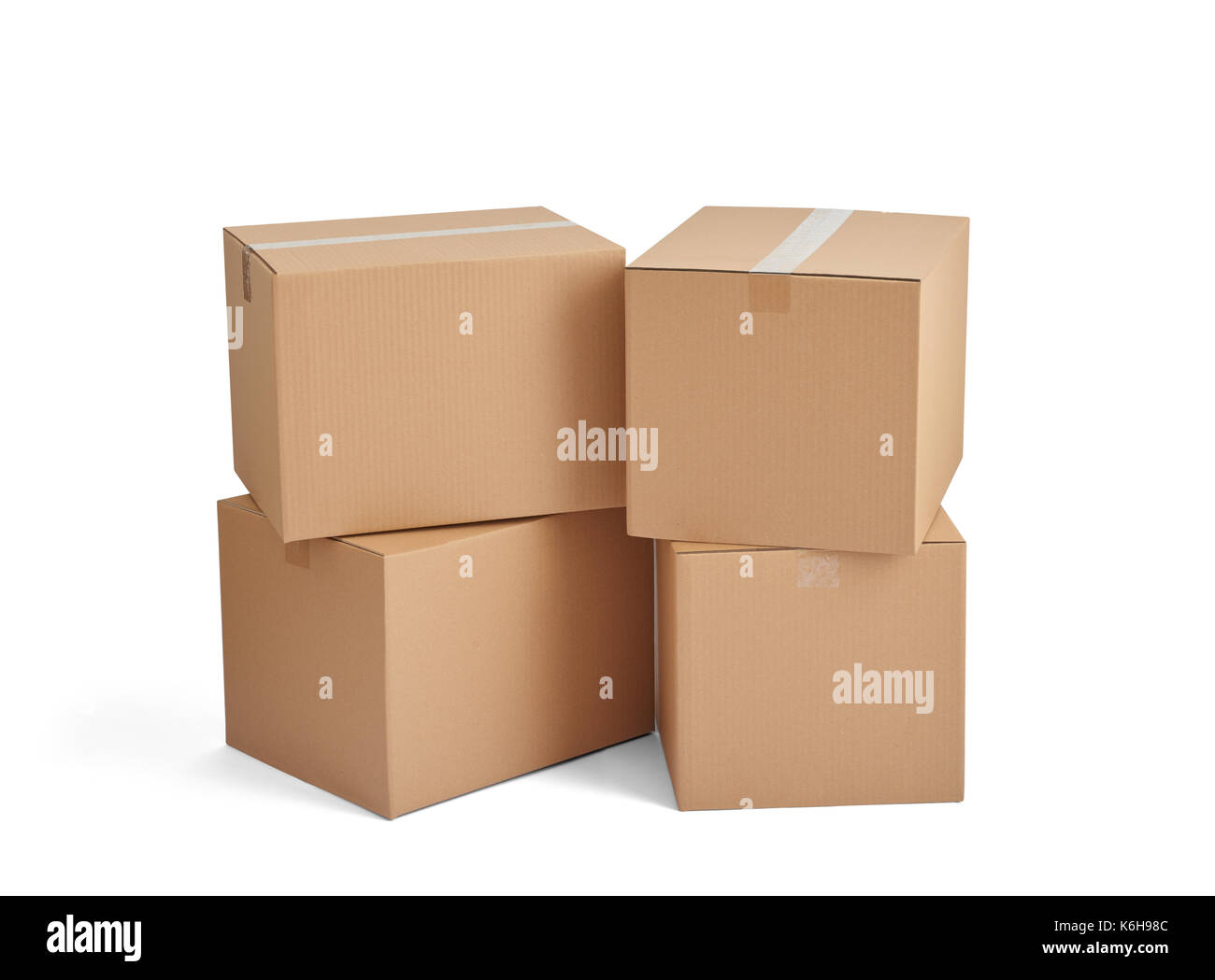 Pile de carton Banque de photographies et d’images à haute résolution ...