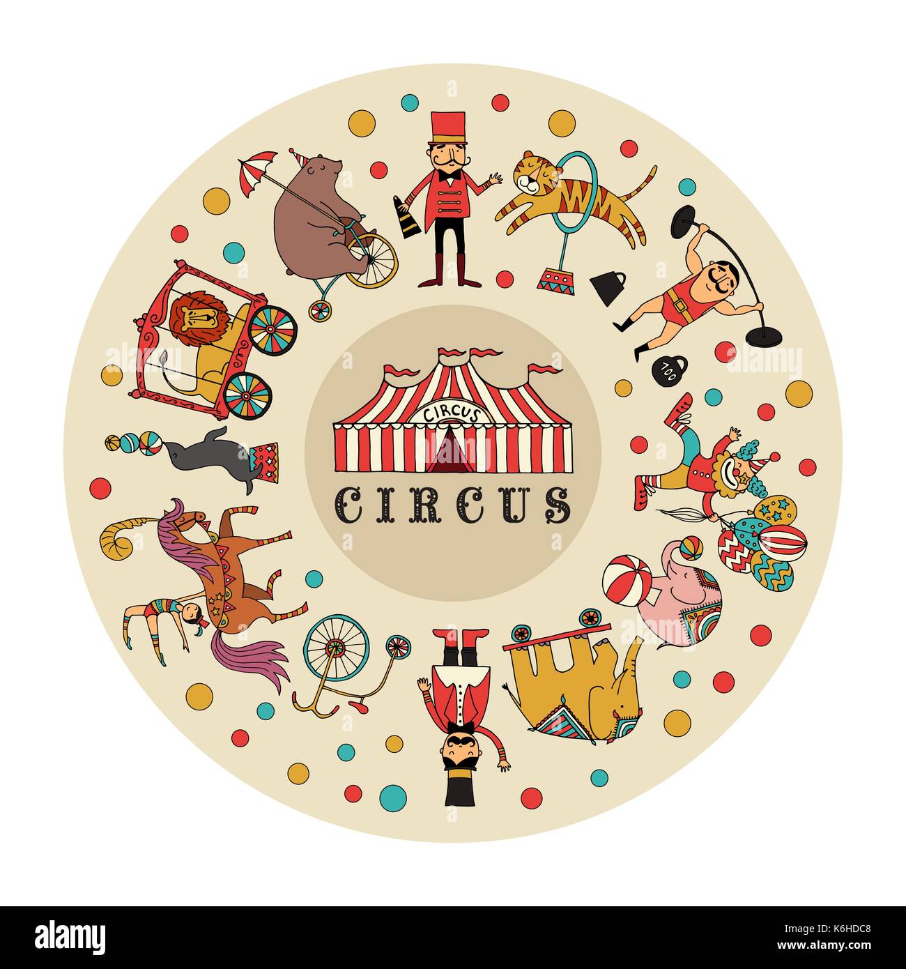 The cirque Banque d'images vectorielles - Alamy