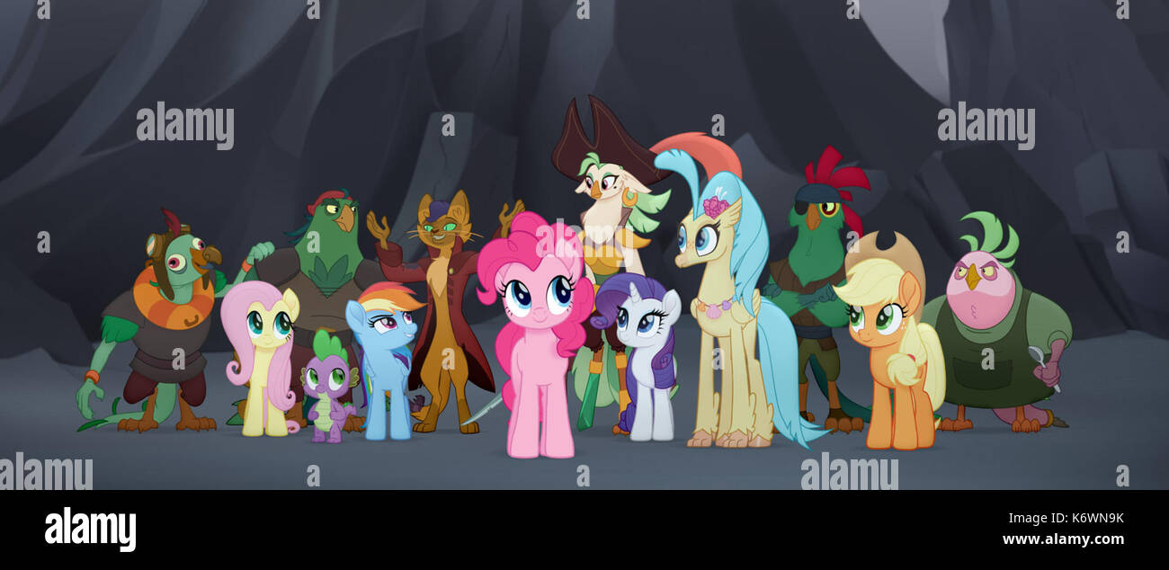 My LITTLE PONY: The MOVIE, from left, Fluttershy (Voice: Andrea Libman ...
