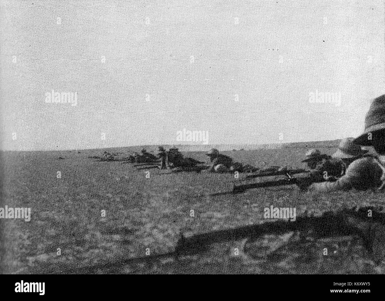 Carte de la ligne de bataille Banque d'images noir et blanc - Alamy