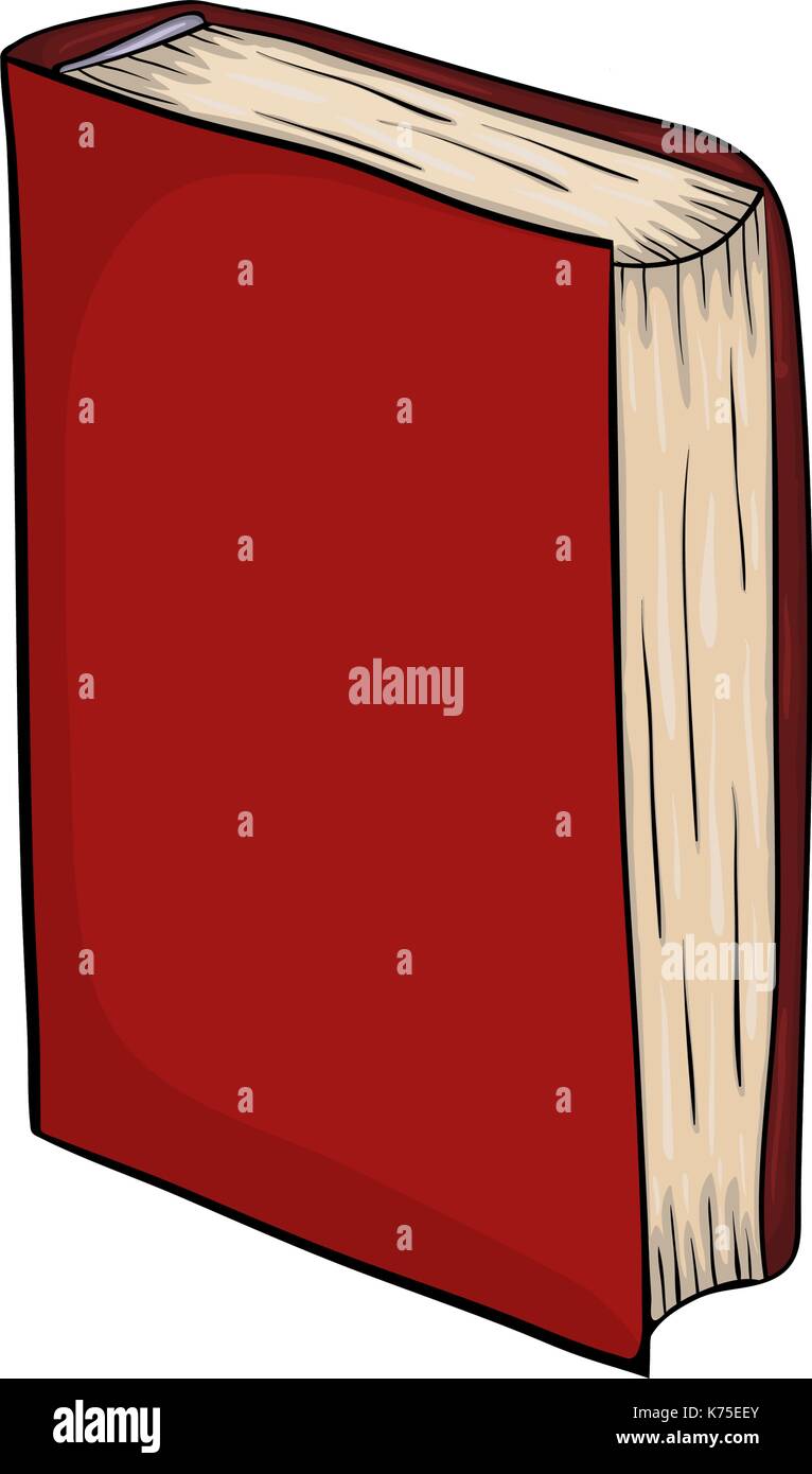 Livre fermé cartoon vector icône symbole permanent design. Belle ...